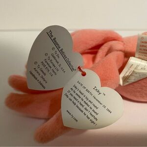 Ty | Toys | Ty Beanie Baby Inky 993 Pink Octopus With Tag Plush Doll ...